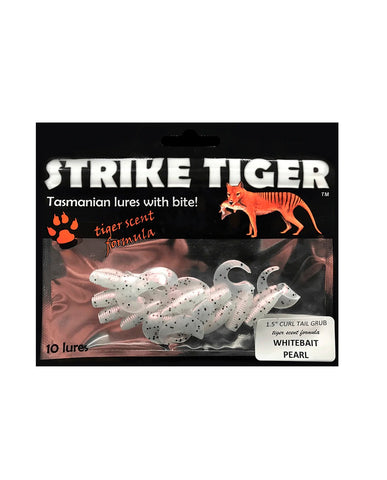 Strike Tiger Curl Tail Grub Soft Plastic Lures – Get Wet Outdoors