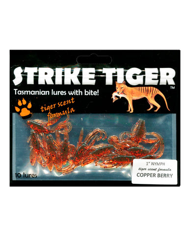 Strike Tiger 1" Nymph Soft Plastic Trout Lure – Get Wet Outdoors